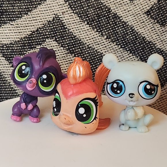 Littlest Pet Shop | Toys | Lot Of 3 Mini Littlest Pet Shop Lps Figures ...